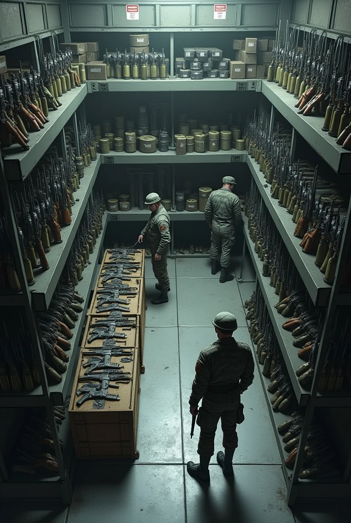 Rake where weapons are kept - SeaArt AI