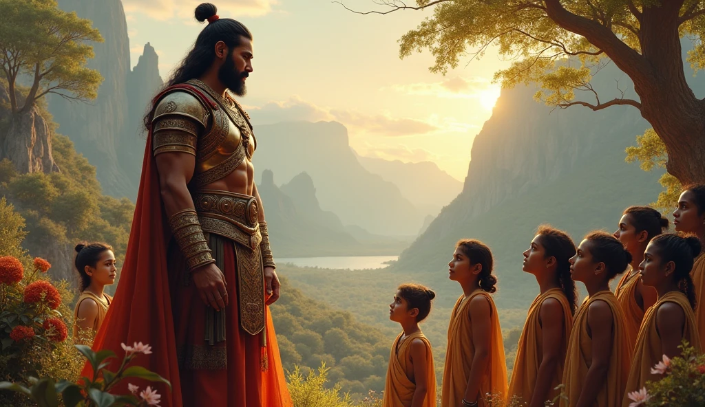 Dronacharya in the Mahabharata. 8k realistic - SeaArt AI