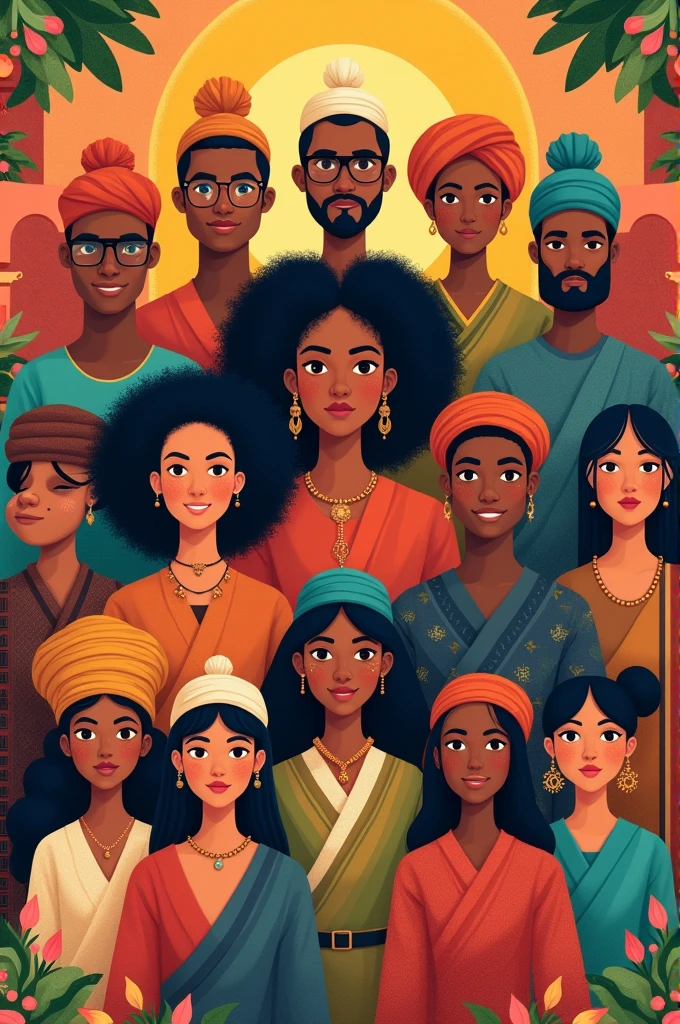 Poster that shows a positive understanding of culture - SeaArt AI