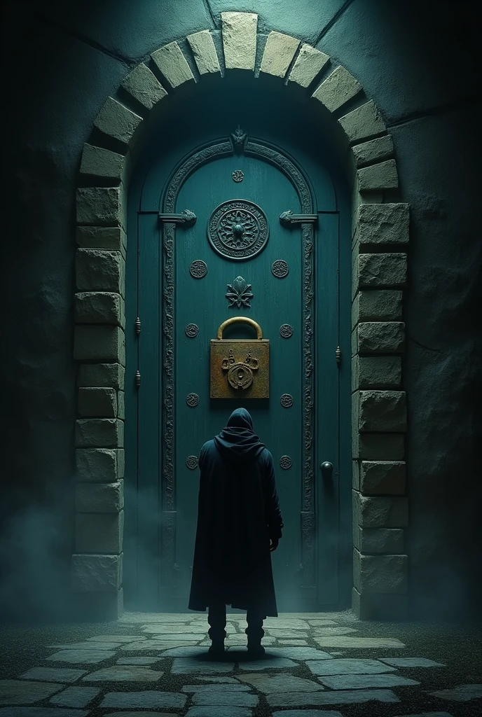 Unlocking mystery door cinematic - SeaArt AI