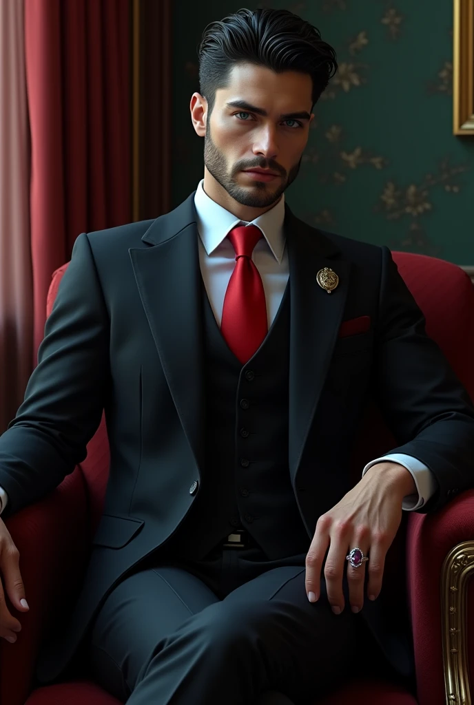 (photorealism:1.2), Name; Magnus Meadows Height; 6'3 Age: 500 - SeaArt AI