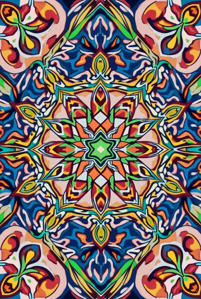 An art tesselation - SeaArt AI