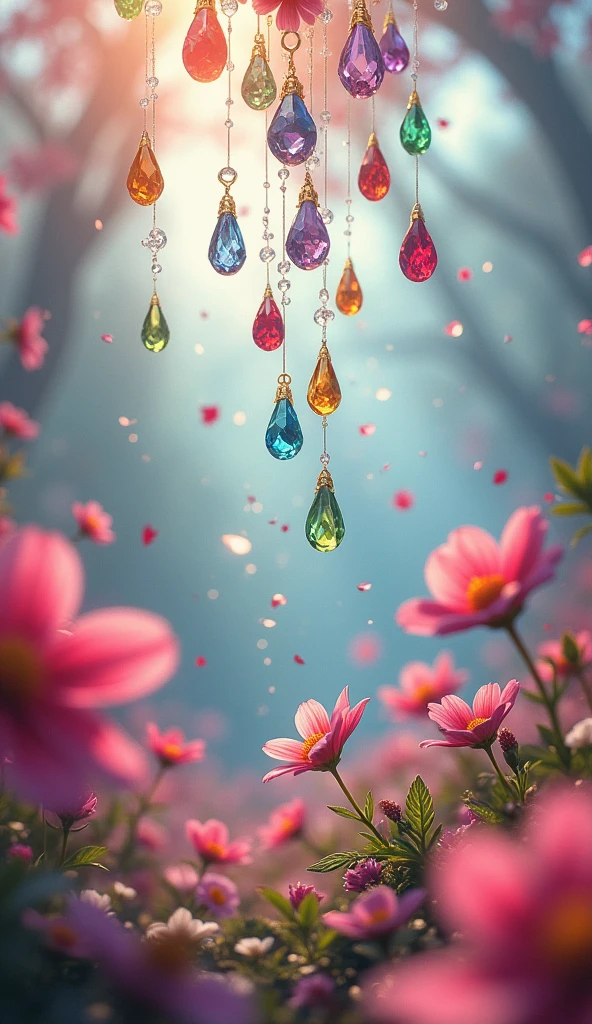 A breathtaking, ultra-realistic masterpiece of a springtime scene ...