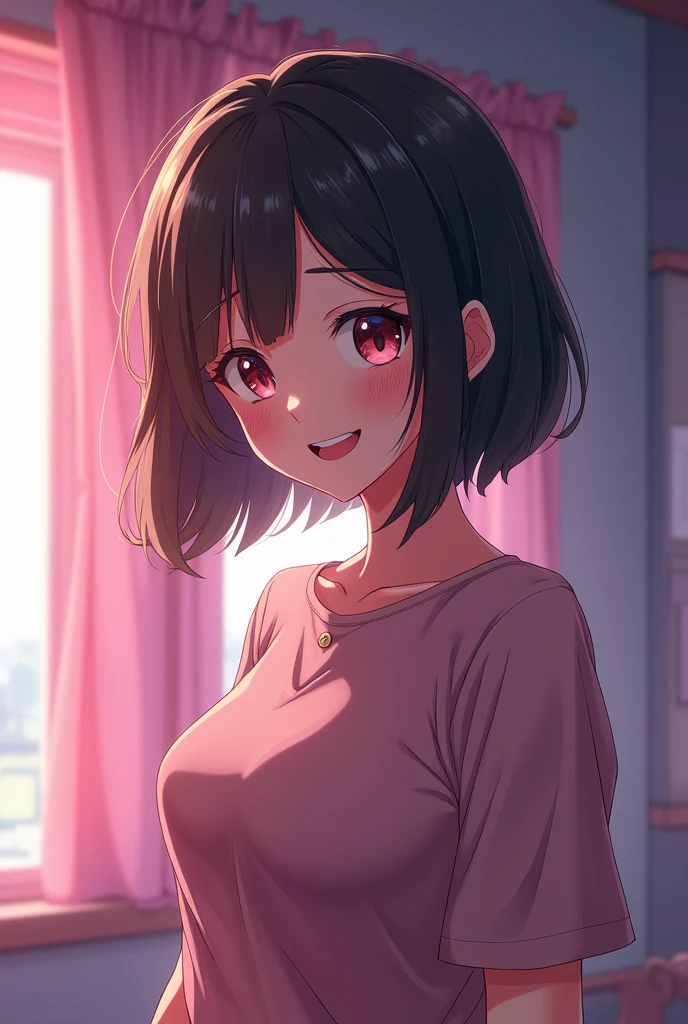 One girl, High resolution, Bangs, Diagonal bangs, Bob Hair, Large ...