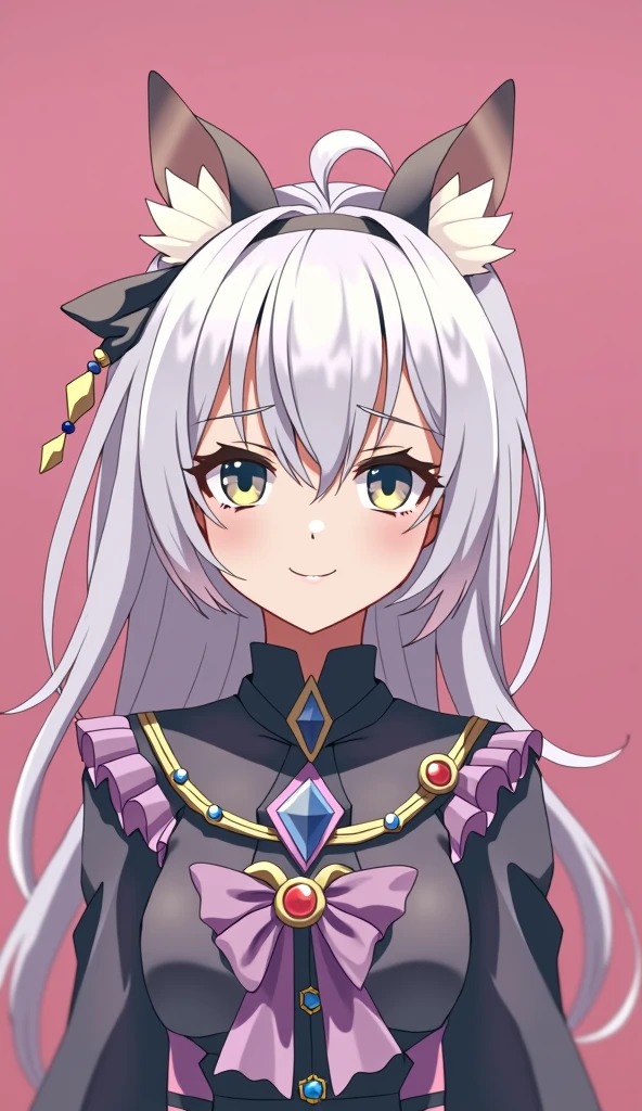 A beautiful anime girl, extremely detailed face and eyes, long flowing ...