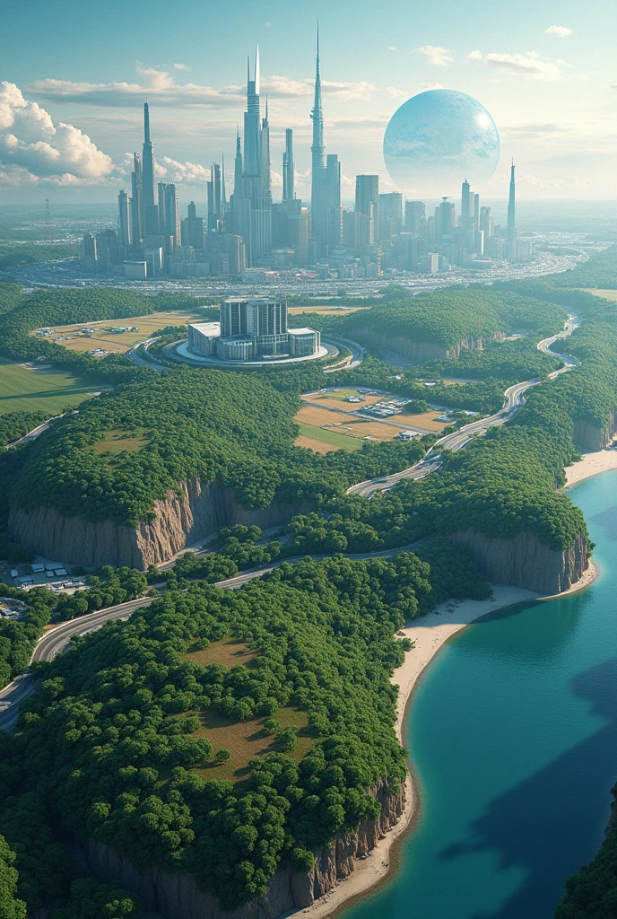 Can you show me what do earth looks like in 2050? - SeaArt AI