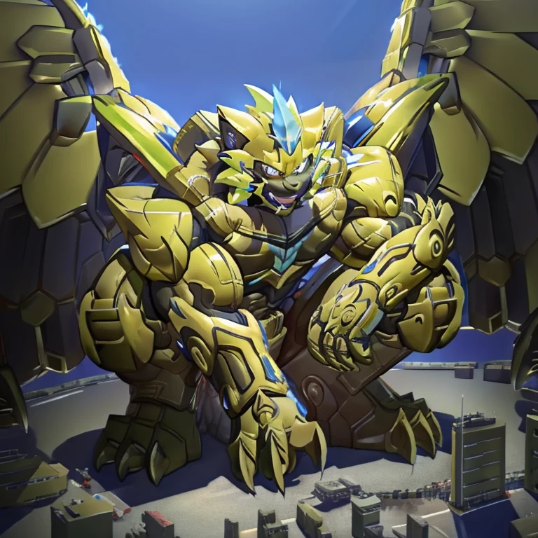 (zeraora, 8K), (zeraora's giant robot, Powered exoskeleton with the ...