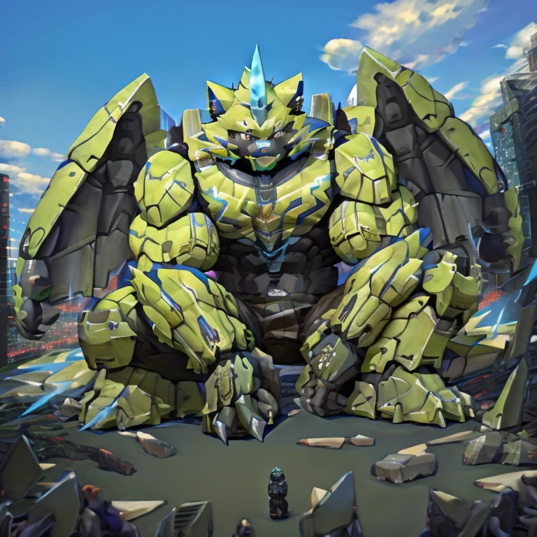 (zeraora, 8K), (zeraora's giant robot, Powered exoskeleton with the ...