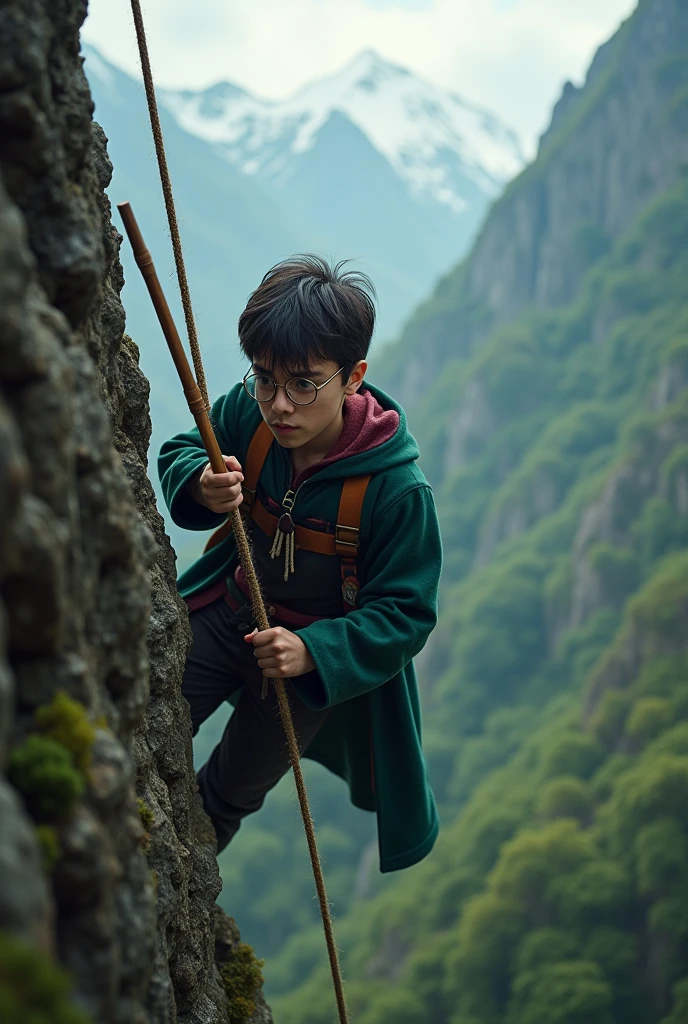 Harry Potter moutain rapling sahiyadri - SeaArt AI