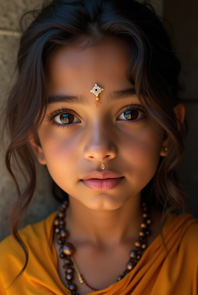Indian hindu girl with rounded face with beautiful big eyes and lips ...