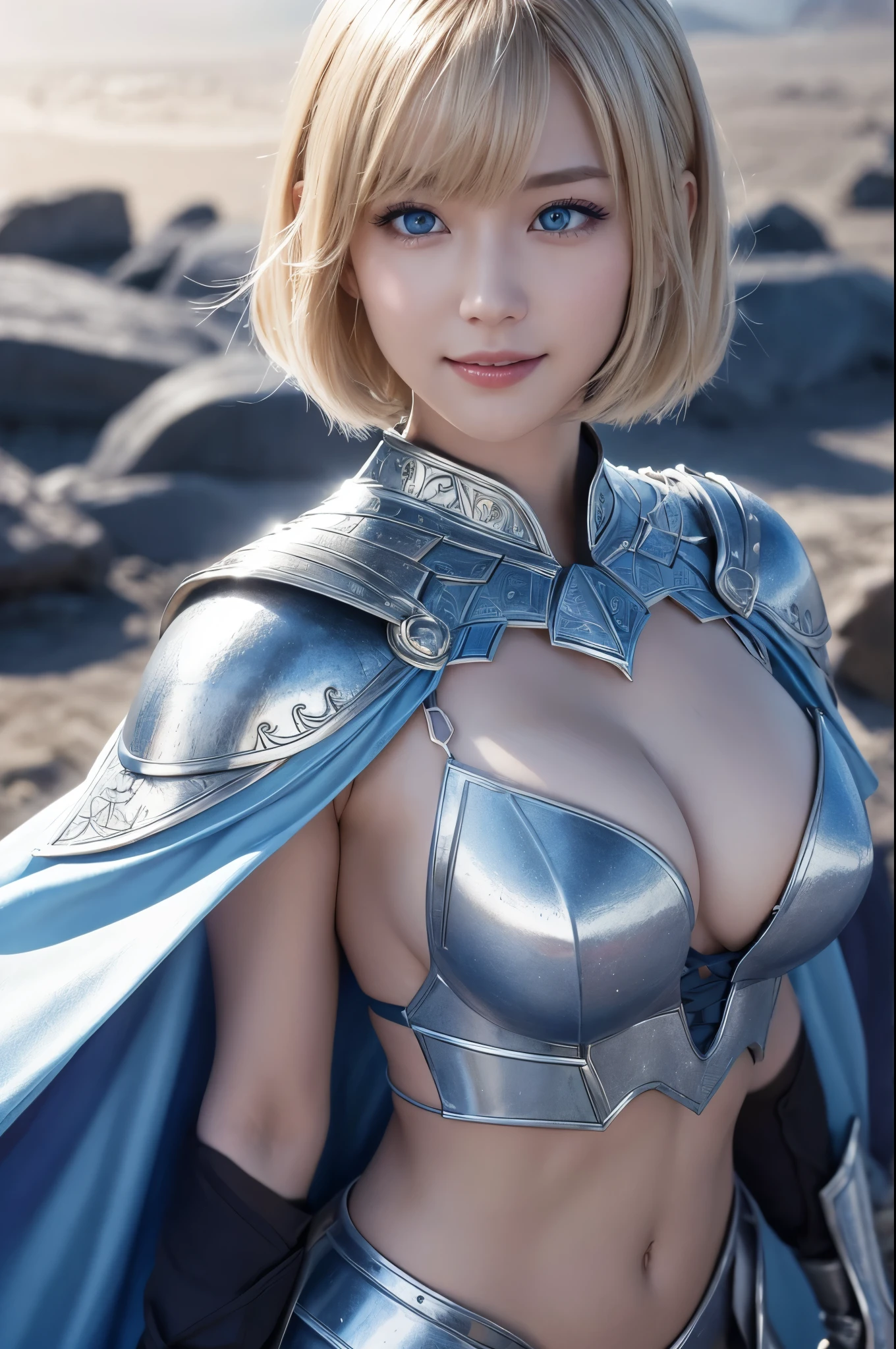 A woman in a silver outfit posing for a picture - SeaArt AI