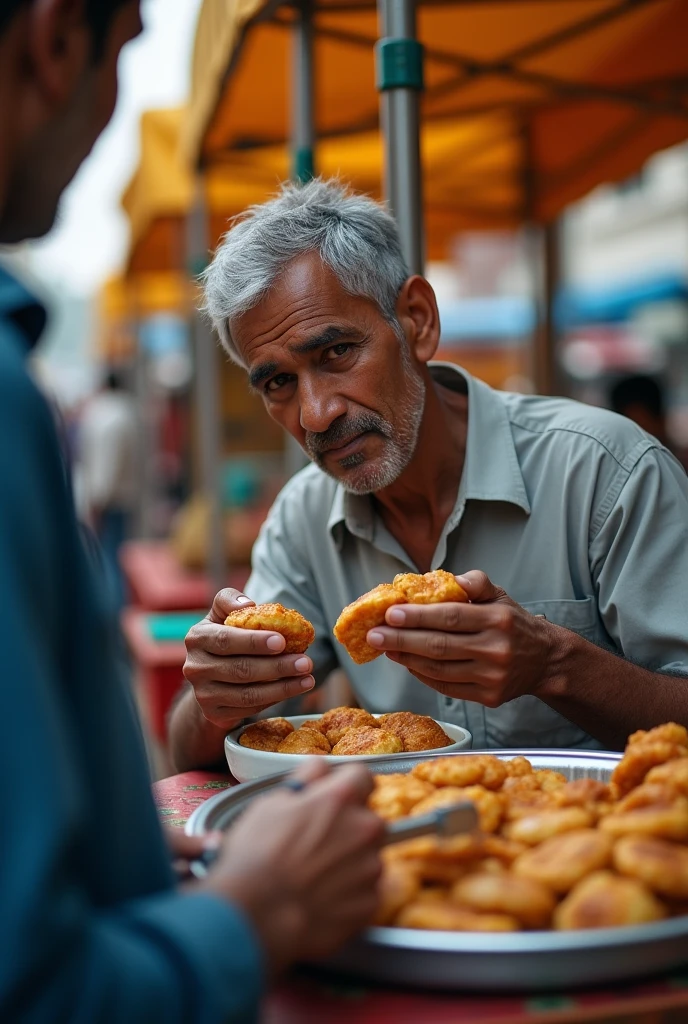 Man vada pav eat and sugar test live sugar test with image and write ...