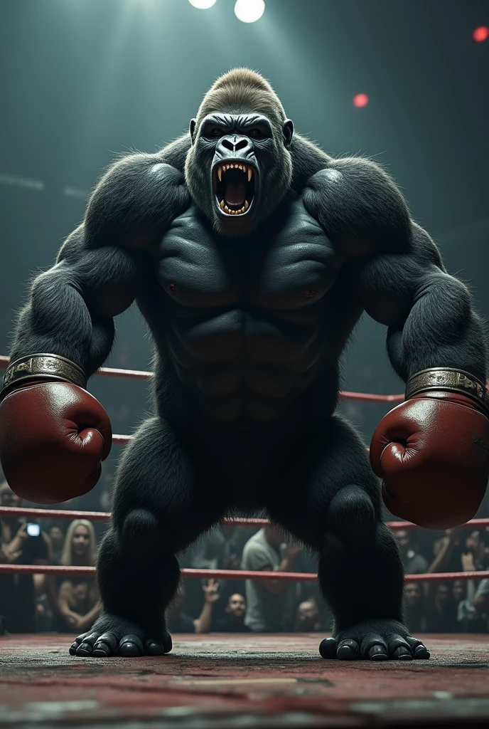gorilla boxing - SeaArt AI