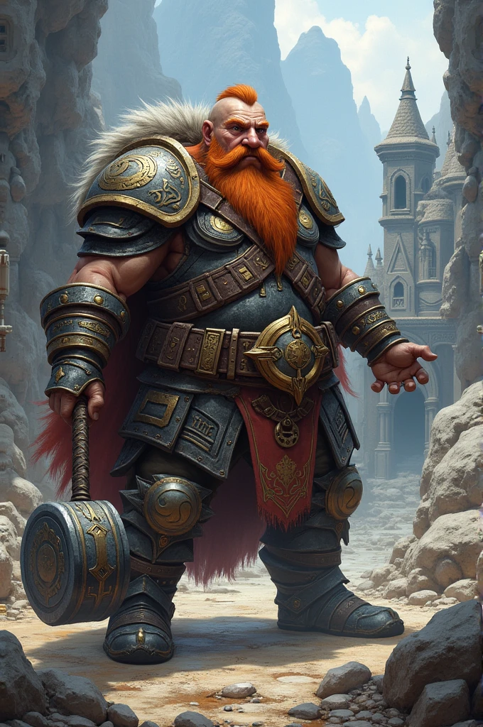 Gusoin dwarf character - SeaArt AI