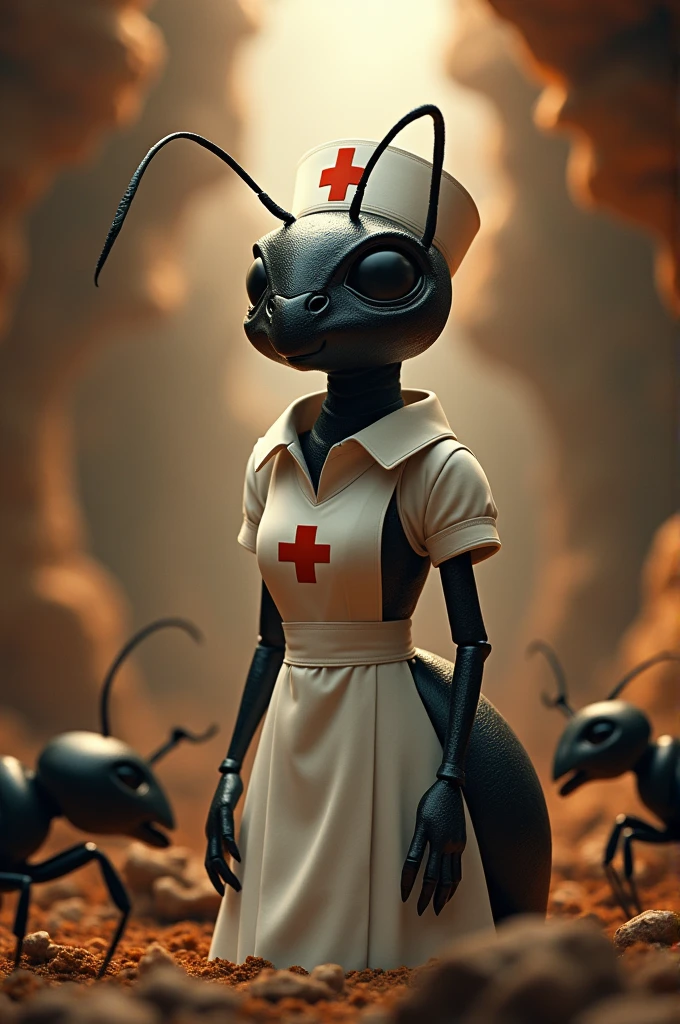Queen Ant in a nurse outfit - SeaArt AI