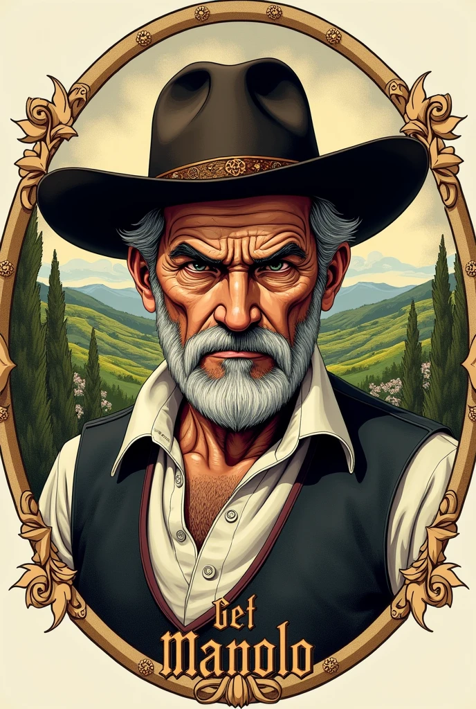 The Manolo beer label features a Spanish gentleman from the Grove ...