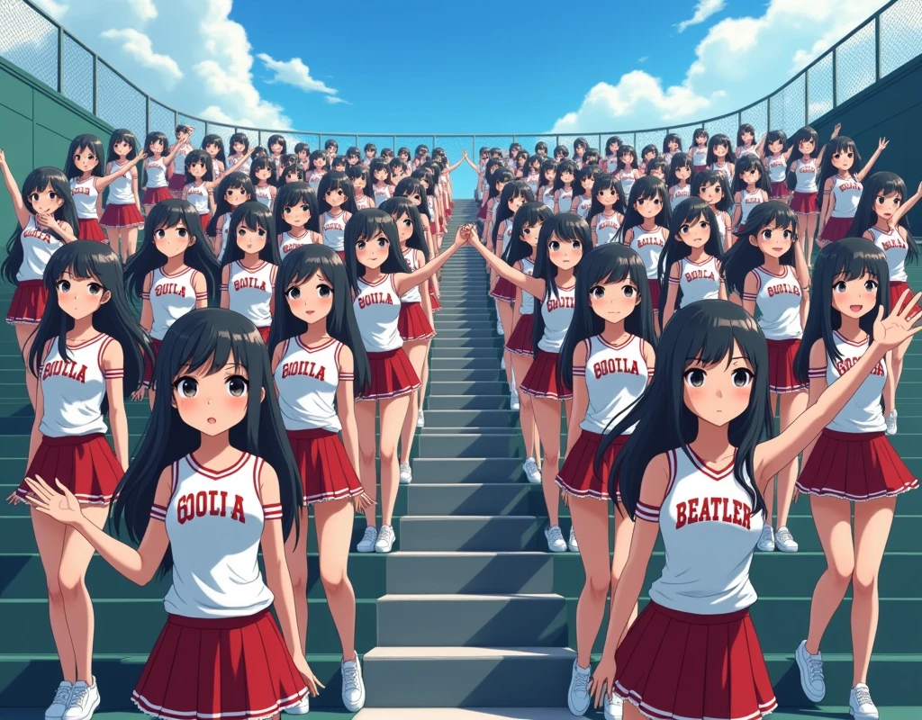 (Japanese Clone-girls=Myself), (Super Best masterpiece Clone - SeaArt AI