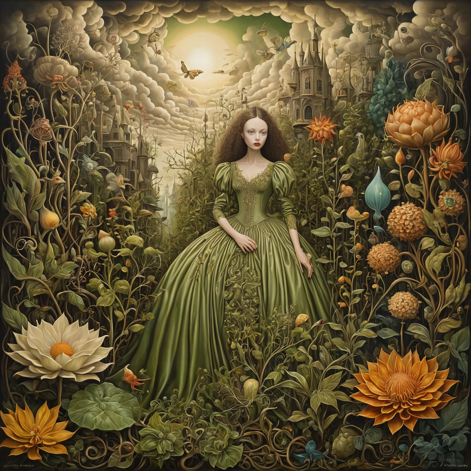 Overall aesthetic styled by Mark Ryden, Remedios Varo, Laurie Earley ...