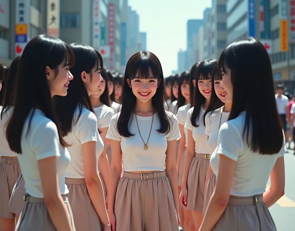 (Japanese Clone-girls=Myself), (Super Best masterpiece Clone - SeaArt AI