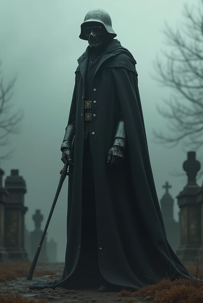 Cemetery Guardian, Full Face Iron Mask có Black glasses and M35 helmet ...
