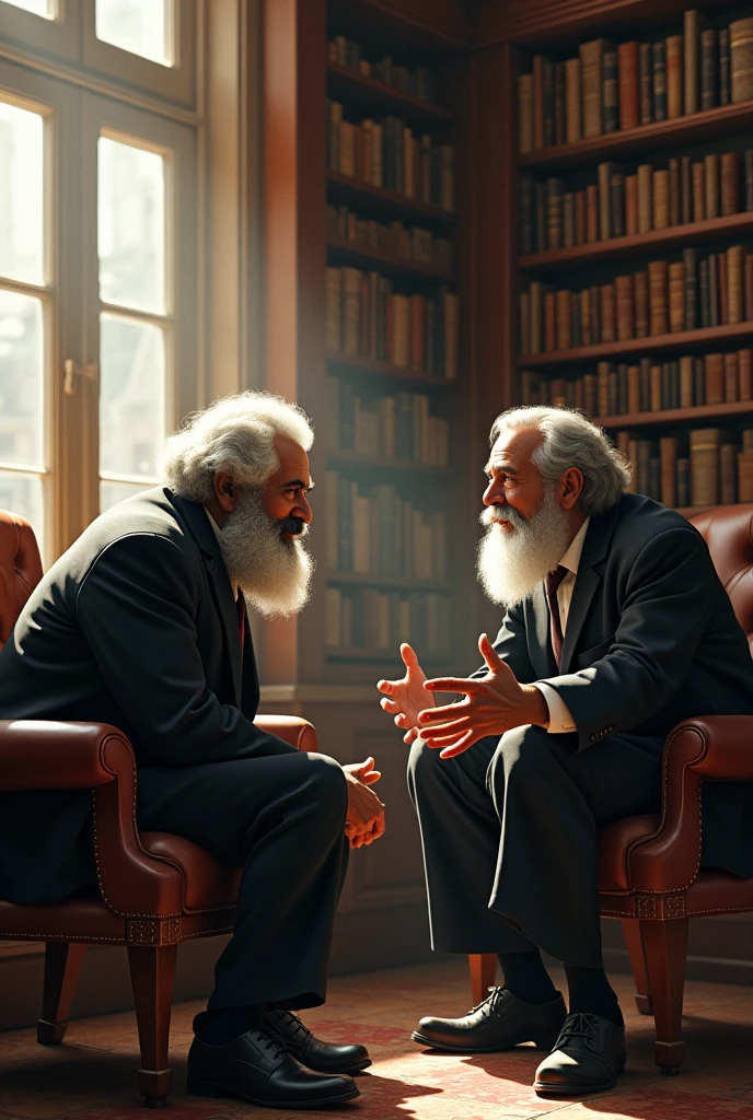 Marx y kevin carson - SeaArt AI