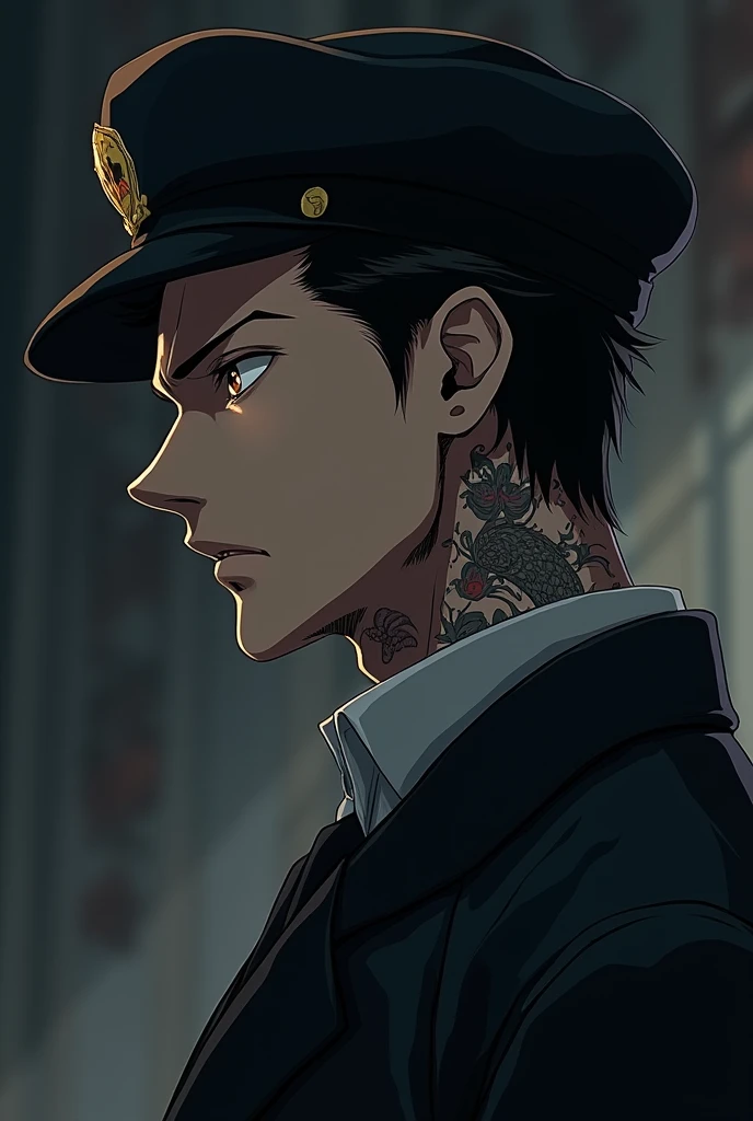 An image of rimura tempeste anime man, dark style with tattoo - SeaArt AI
