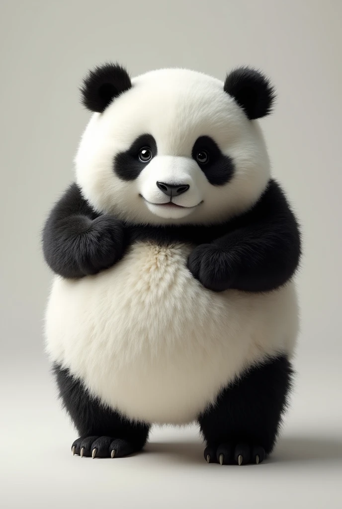 Masterpiece, Highest quality:1.3, Ball-shaped panda:1.5, Perfect sphere ...