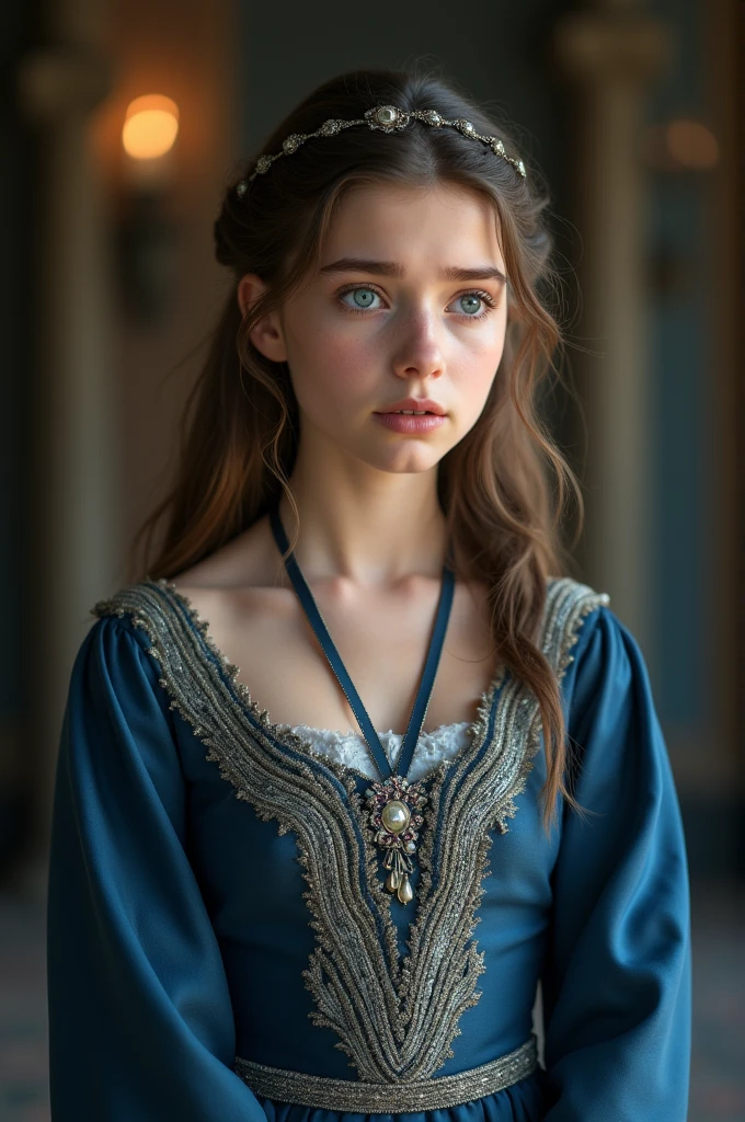 RAW photo, A noble young girl of Slavic appearance, 16years old - SeaArt AI