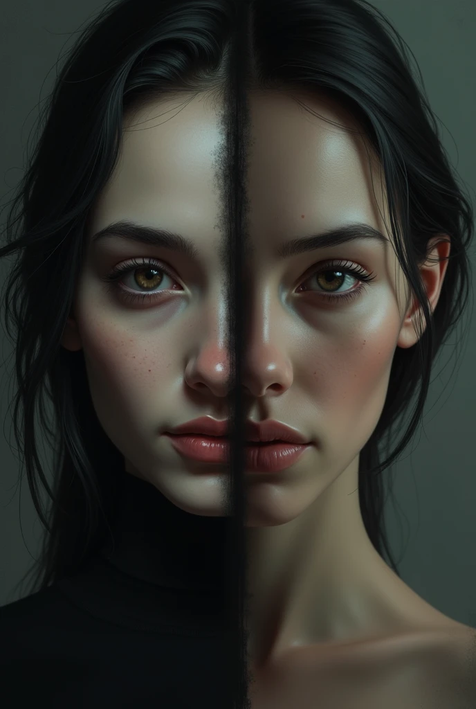 Make a woman with the physical characteristics and behavior of a ...