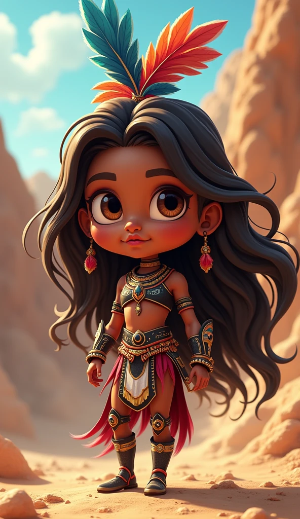 Full body, High quality, 8K Ultra HD, 3D effect, Aztec warrior knight ...