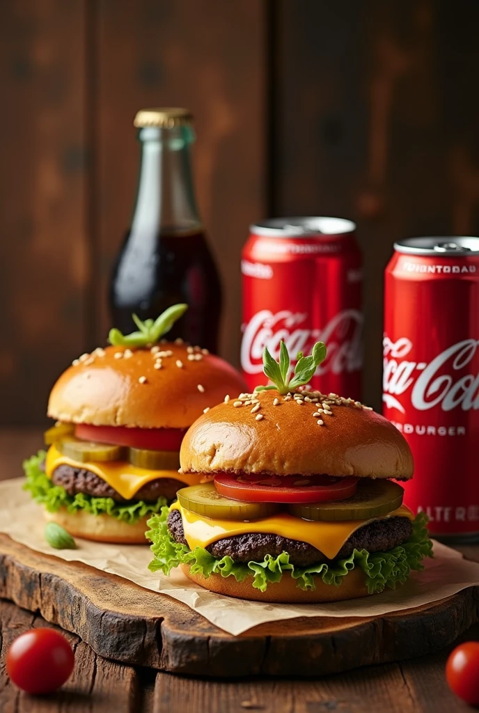 Photo 1:1 of a combo of handmade burgers from a combo of two Salad ...