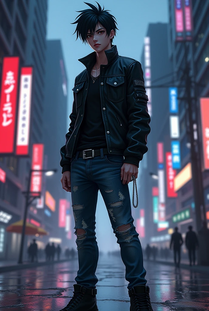 Create a anime bad boy with his name ayu - SeaArt AI