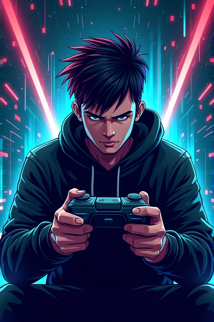 Make a logo of as gamer - SeaArt AI
