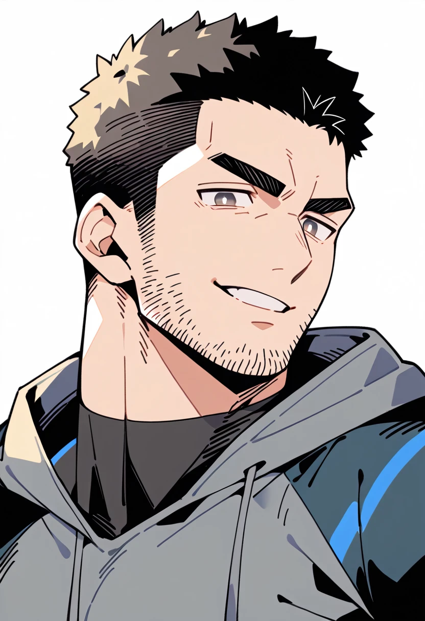 Anime characters：Chris Redfield, Muscle Sports Student, Buzz Cut ...