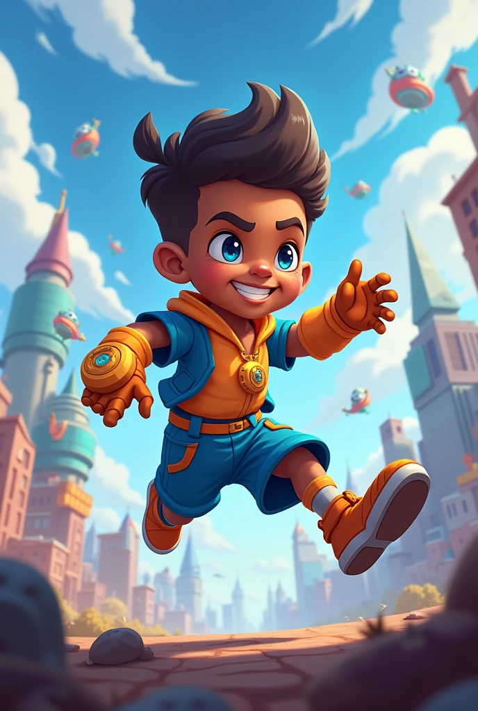 Draw league of legends ekko in a cute way - SeaArt AI