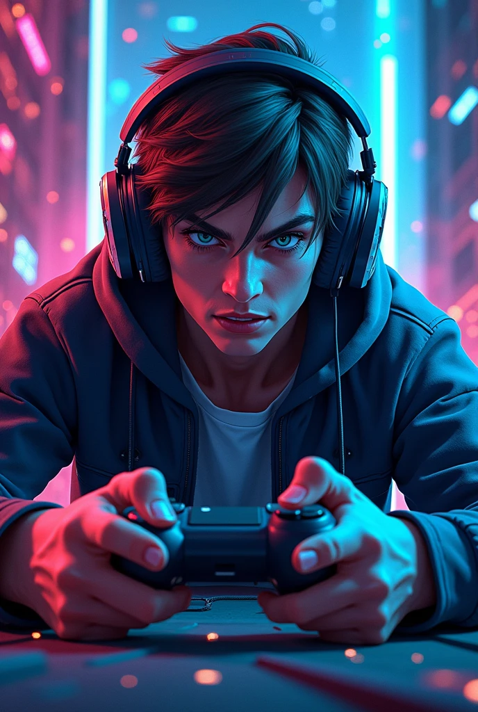 Gamer profile design - SeaArt AI