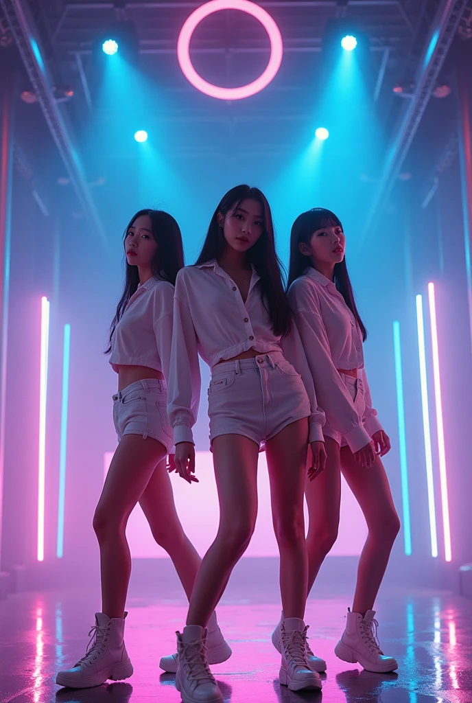 Kpop girl group 3 members in sc - SeaArt AI