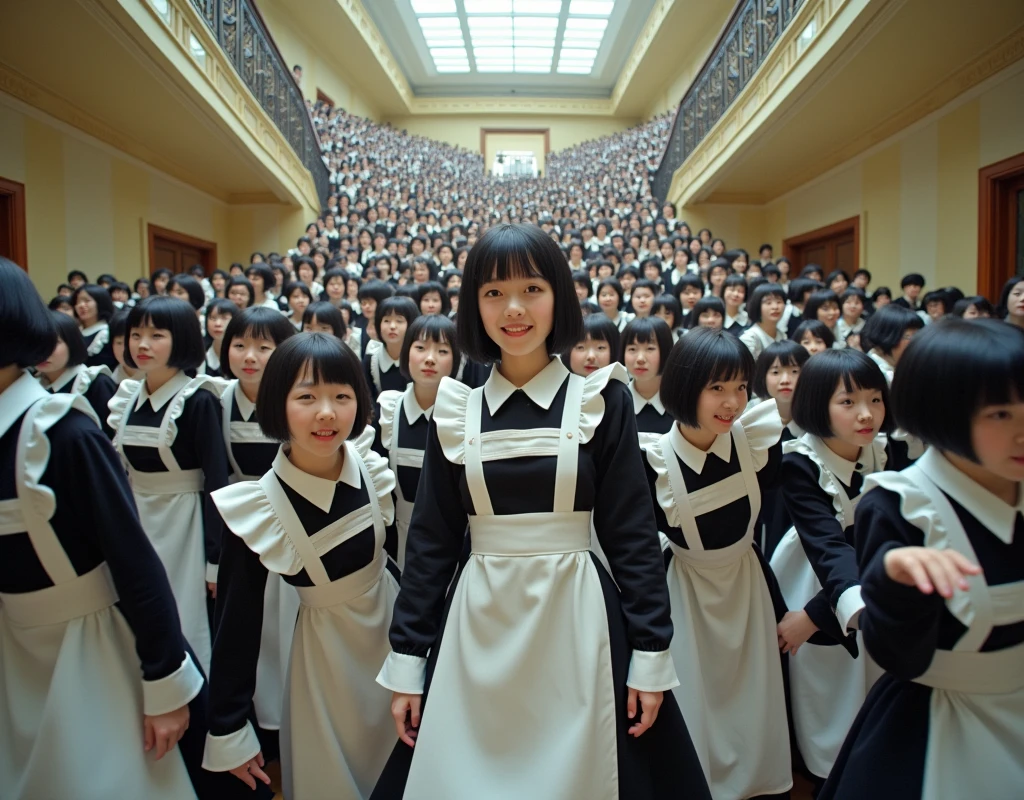 (Japanese Clone-girls=Myself), (Super Best masterpiece Clone - SeaArt AI