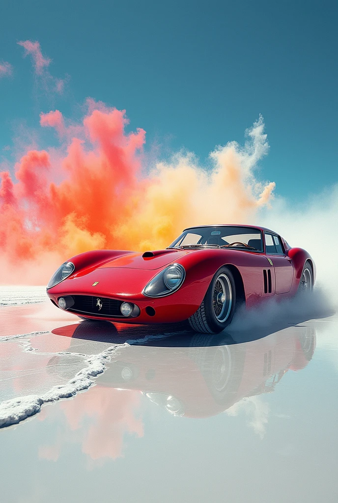Instruction: Create an impressive and hyper-realistic image of a red ...