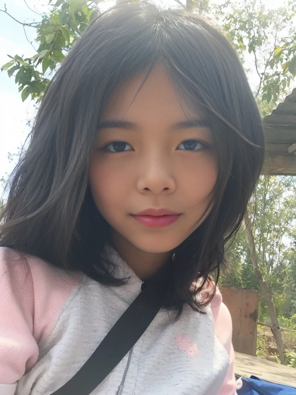 Textured Skin, High Resolution, Smile, Backlighting, - SeaArt AI