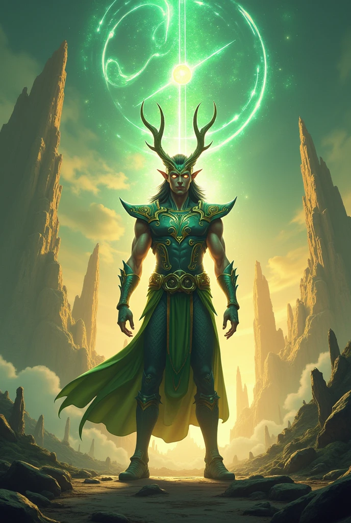 Capa para novo smite 4 new era of gods the awake of loki - SeaArt AI