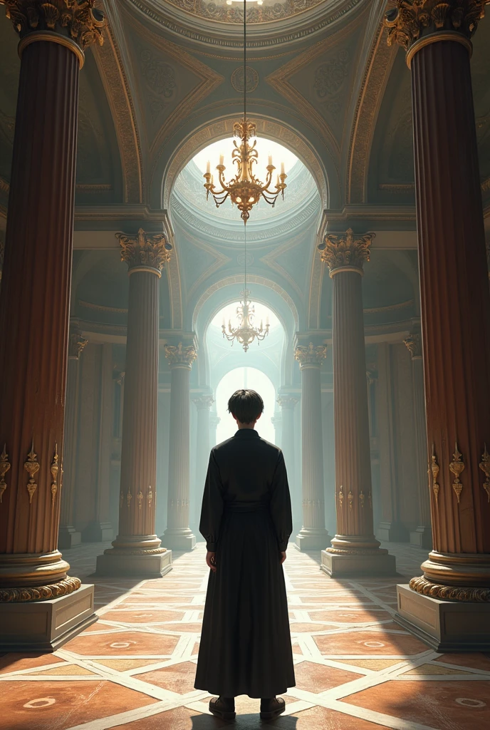 A single 2 guy, black hair, light brown eyes, wearing black clothes ...