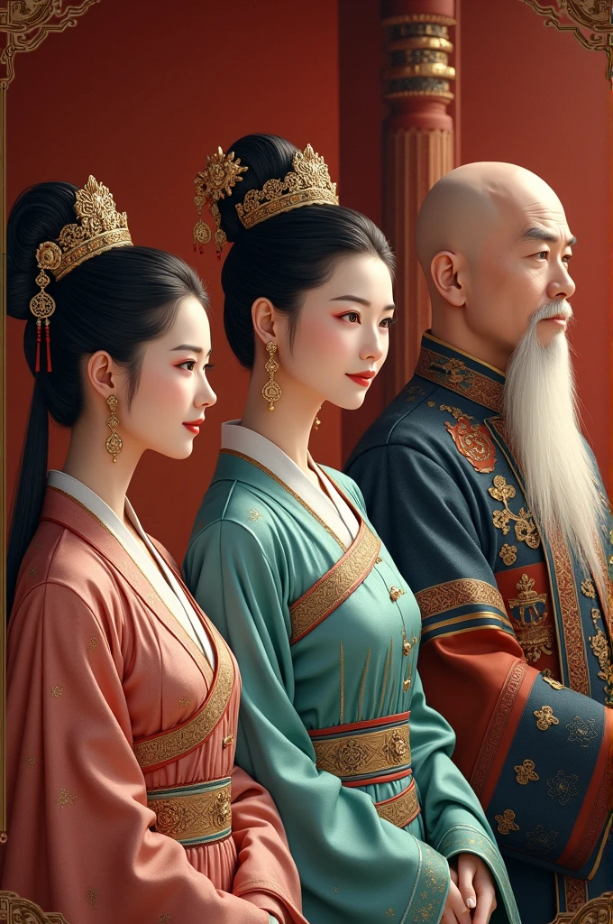 Make a Book Cover about a Qing Maid of the palace and Qing dynasty ...