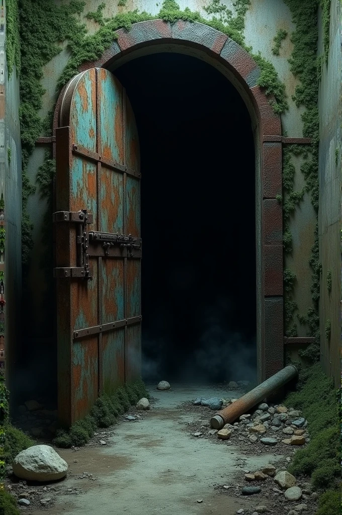 Underground Sewer gate open - SeaArt AI