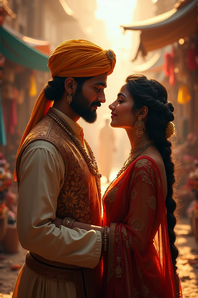 Mr. Sawariya and Mrs. Radha - SeaArt AI