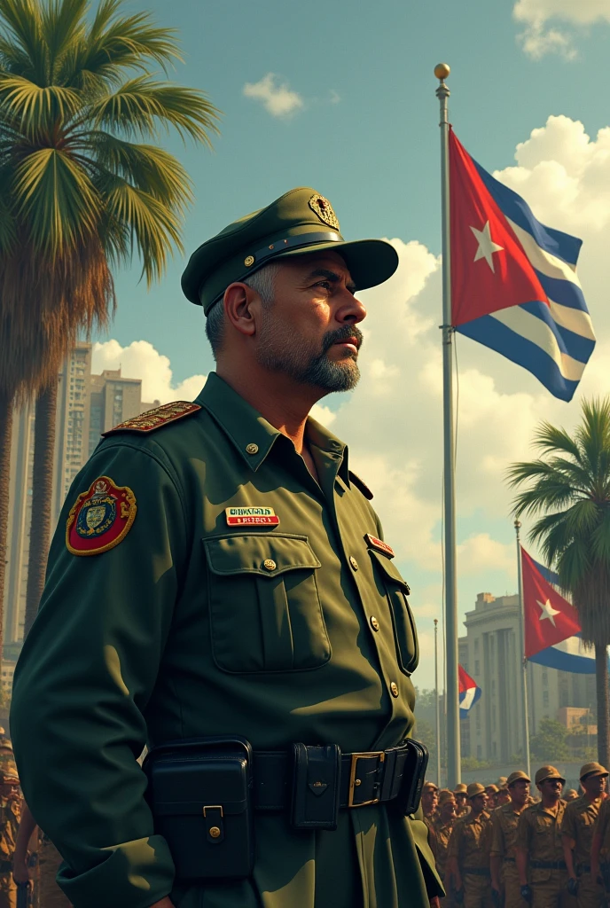 Castro implemented an authoritarian political system in Cuba - SeaArt AI