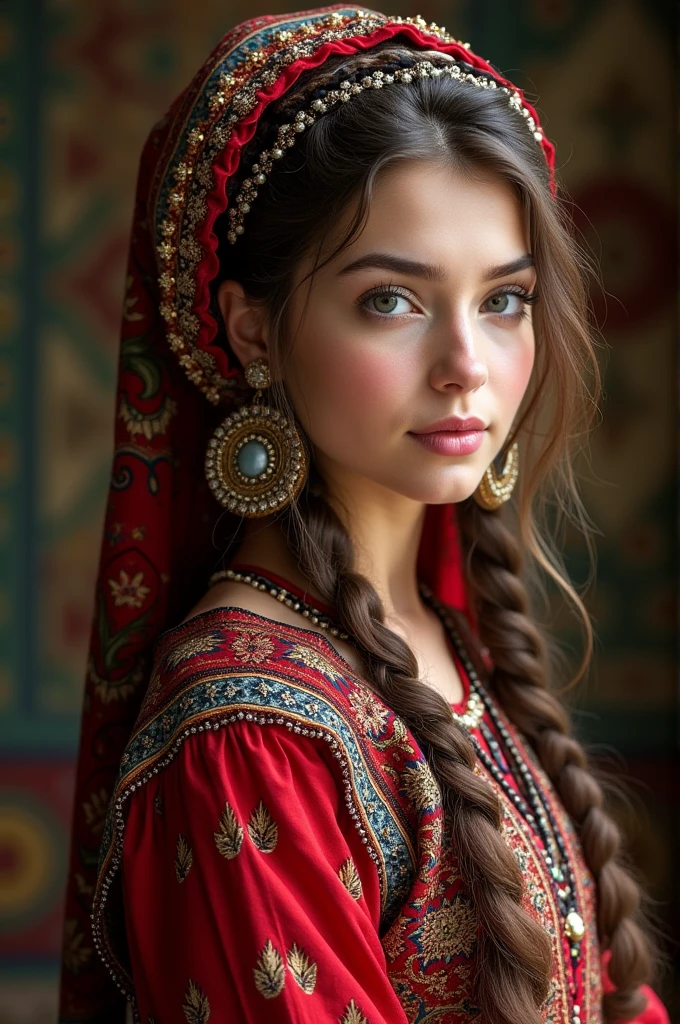((best quality)), ((masterpiece)), (detailed),a beautiful afghan girl ...