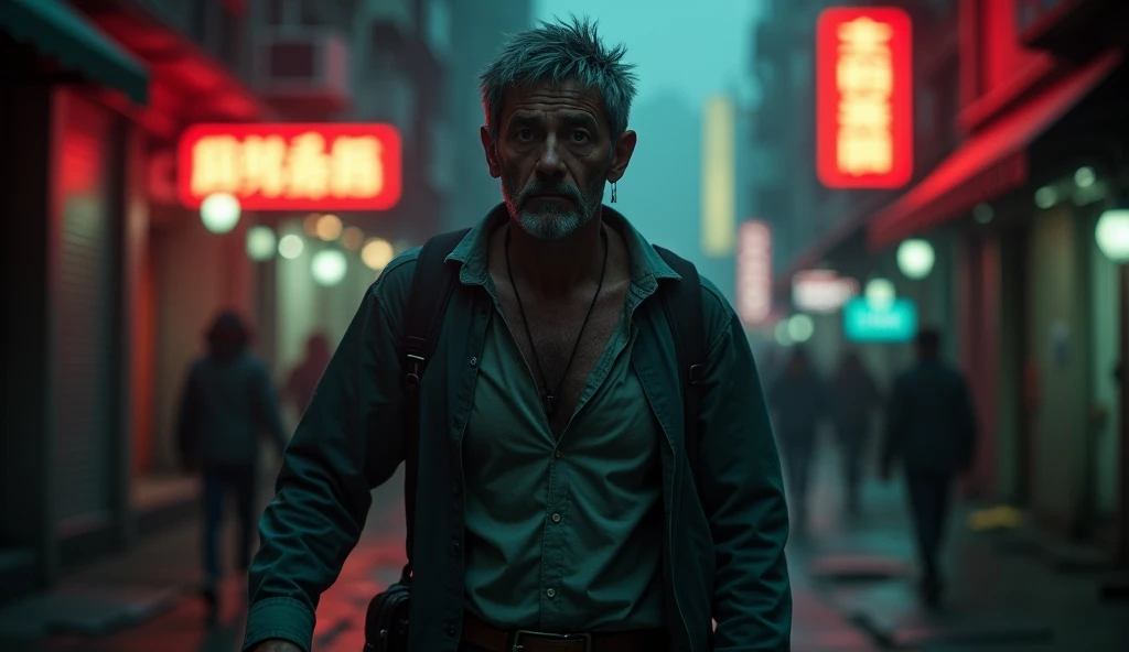 Man fleeing prostitution - SeaArt AI