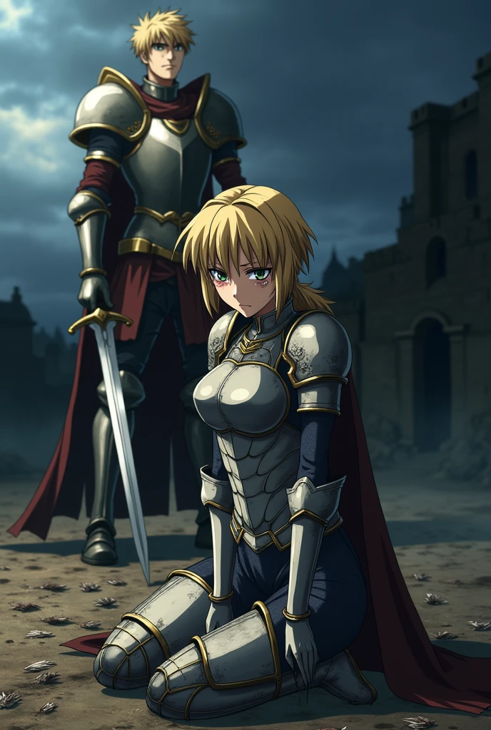 In the anime Fate Zero you can see Saber Aturia Pendragon her armor is ...