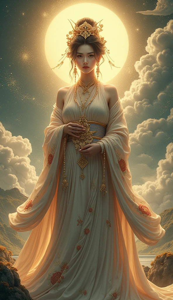 Princess of Yamataikoku、Himiko、myth、Amaterasu Omikami - SeaArt AI